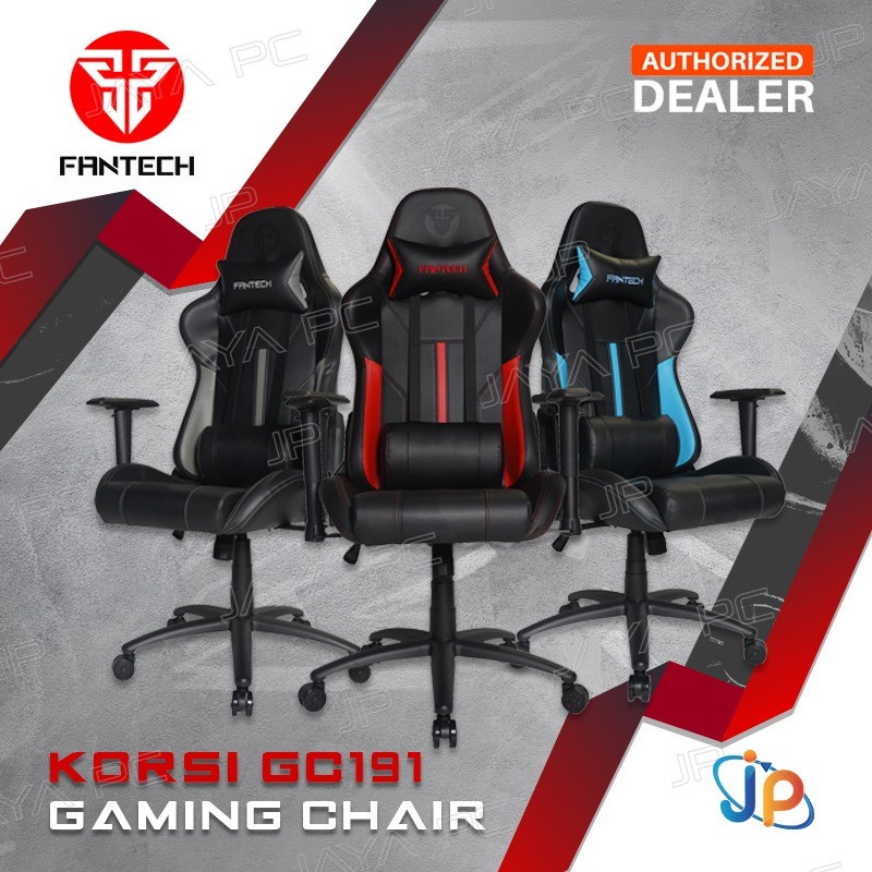 Jual Fantech Korsi GC-191 Gaming Chair - kursi gaming GC191 | Shopee ...