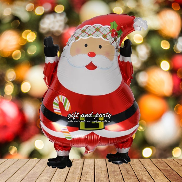Jual Balon Foil Santa Claus / Balon Xmas / Balon Natal / Balon Santa ...