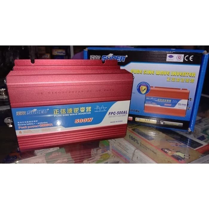 Jual TERBAIK Solar Power Inverter 500w PSW Pure Sine Wave sinus murni FPC 500 watt 12v SUOER ...