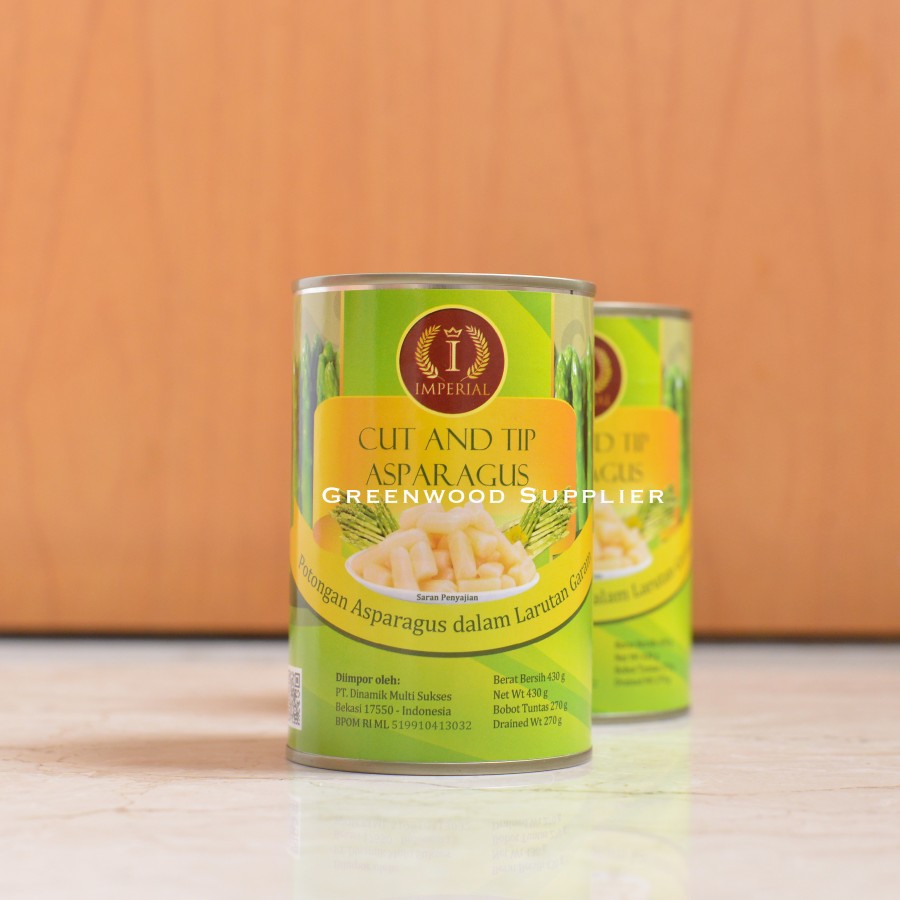 Jual Imperial Cut & Tip Asparagus / Asparagus Kaleng - 430G | Shopee ...