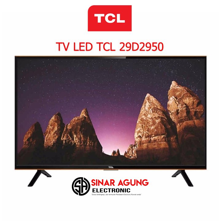Jual LED TV TCL L29D2950 29 Inch HD TV [29 inch / USB MOVIE / HDMI ...