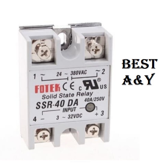 Jual SSR-40DA Solid State Relay 40A 250V 3-32VDC 24-380VAC | Shopee Indonesia