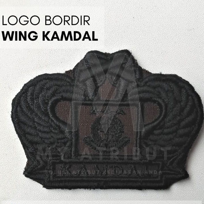 Jual Logo Bordir Wing Kamdal Coklat | Atribut Kejaksaan RI | Shopee ...