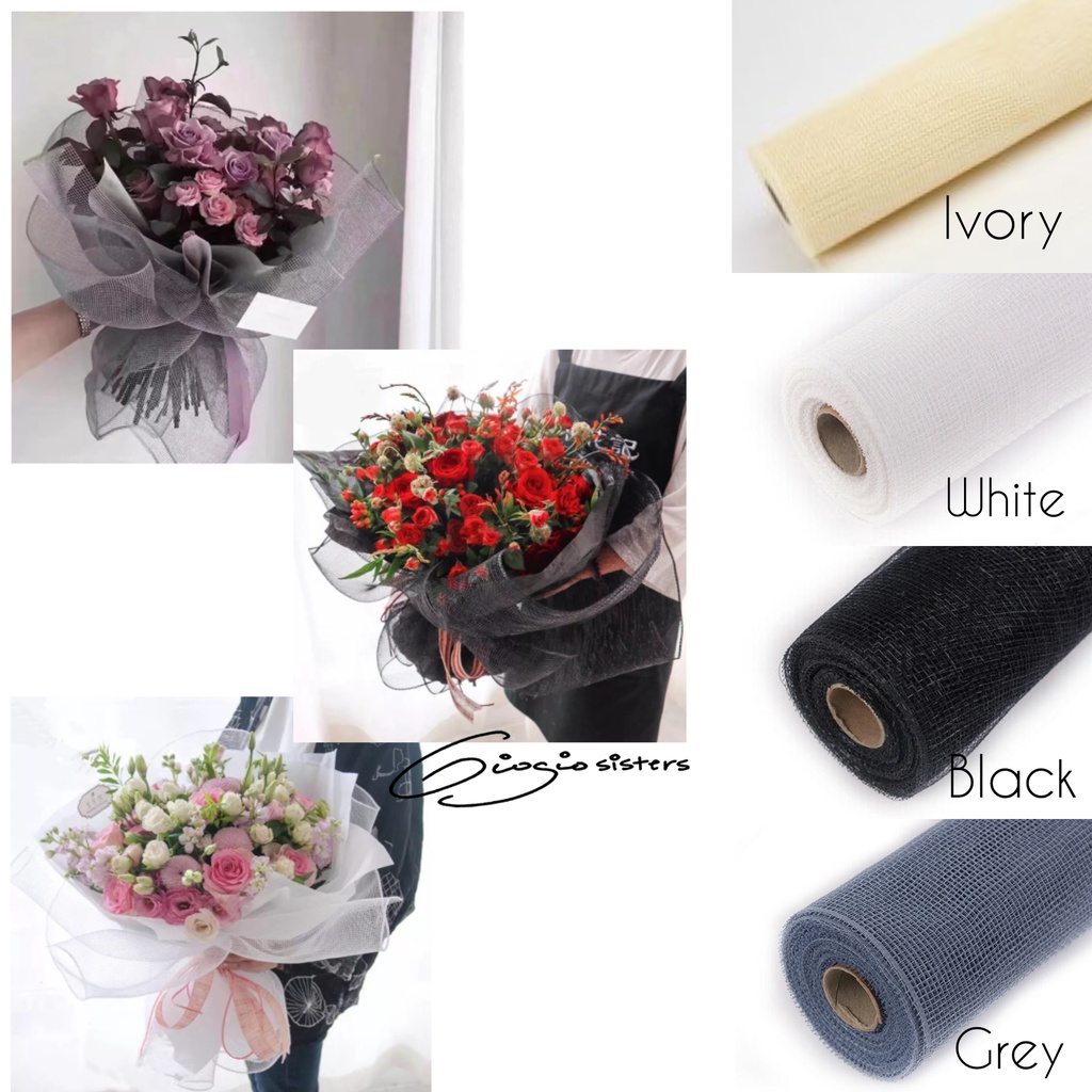 Jual 1 ROLL POLYNET 53cm x 10 Yard | Korean Polynet | Jaring Bunga ...