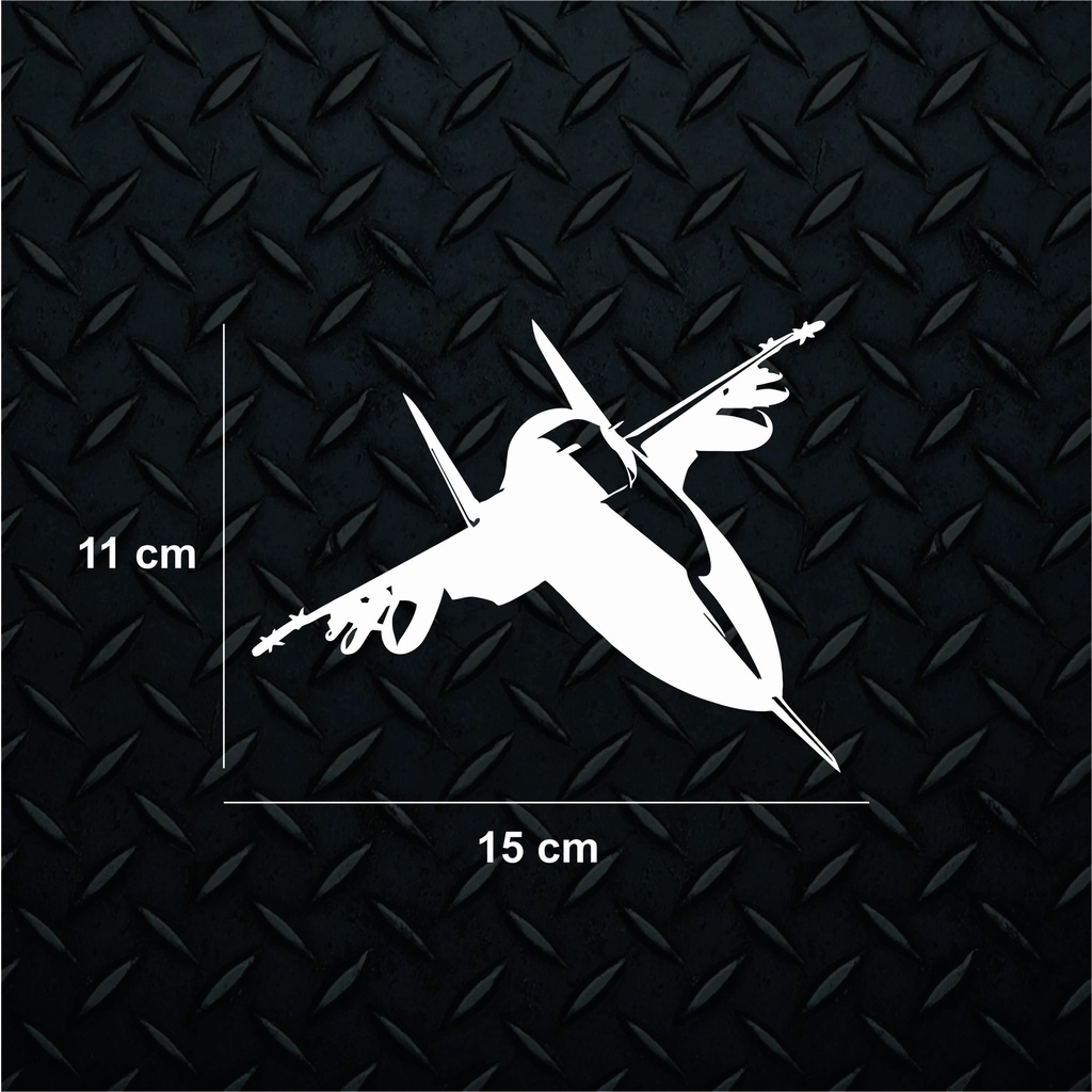 Jual Stiker Pesawat tempur sukhoi untuk mobil kaca belakang | sticker ...
