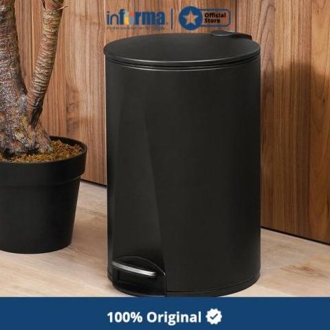 Jual INFORMA - TEMPAT SAMPAH-PRISM PEDAL BIN SLOW CLOSE BLACK 12L | Shopee Indonesia