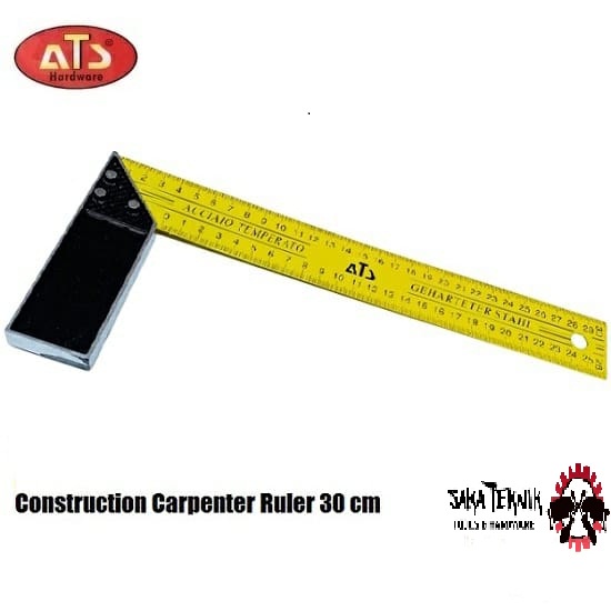 Jual Siku Tukang Penggaris Siku Alat Ukur Siku Angle Square 30 cm ...