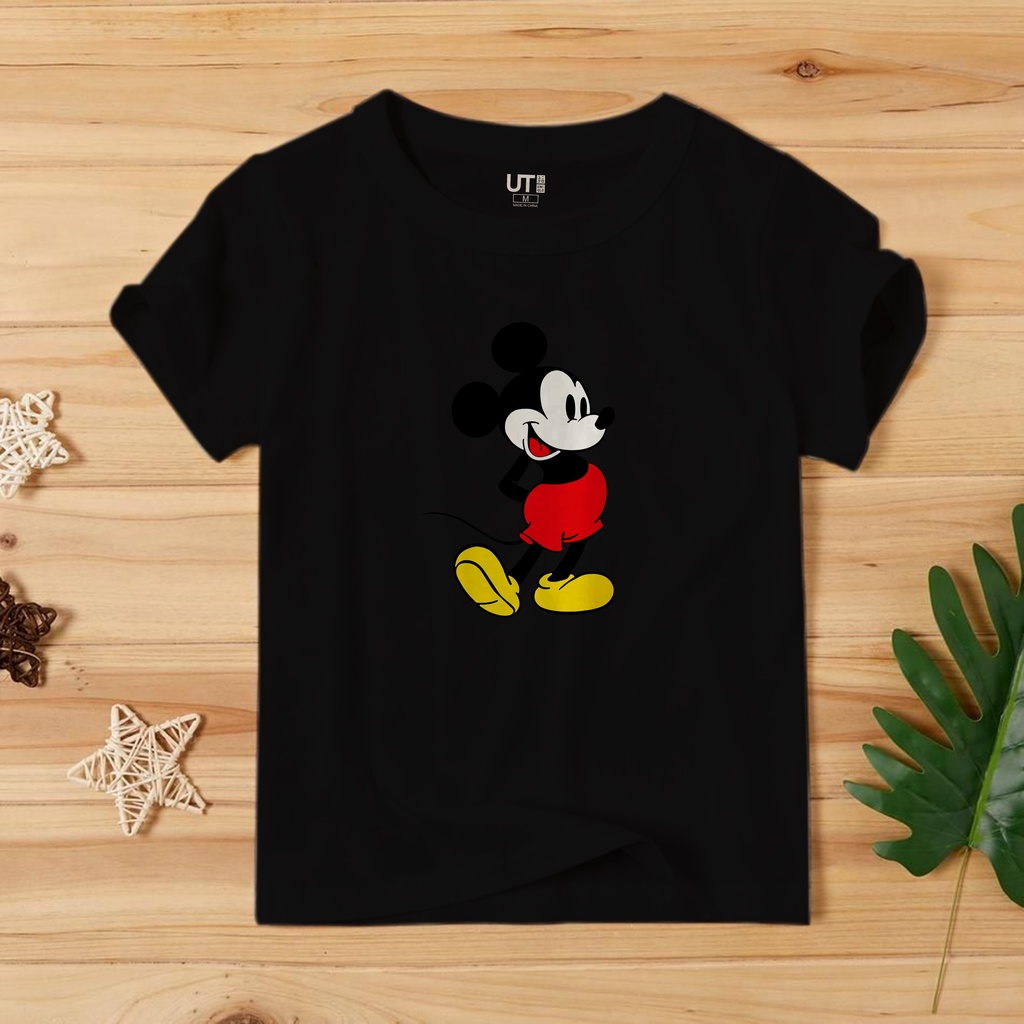 Jual UNIQLO MICKEY MOUSE PREMIUM Kaos T-Shirt anak Cowok Cewek | Shopee ...