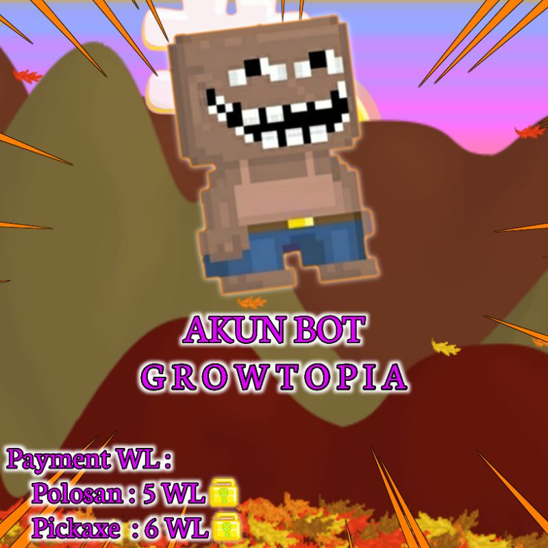 Jual AKUN BOT GT ( GROWTOPIA ) | Shopee Indonesia