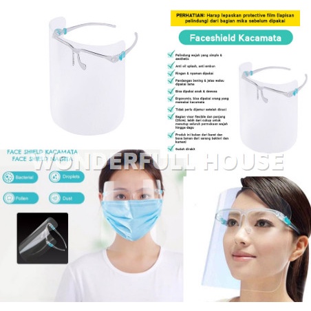 Jual Alat Pelindung Diri Wajah APD Dari Virus Face Shield Face ...