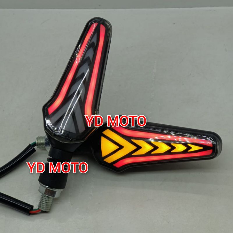 Jual sen motor variasi running 2 warna led byson rxking vixion dtracker ...