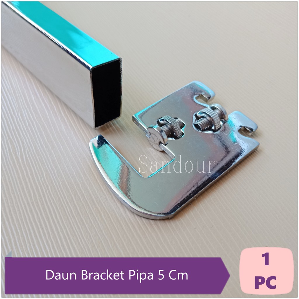 Jual Daun Bracket Pipa 5 Cm Siku Braket Besi Penyangga Pipa Kotak Untuk ...