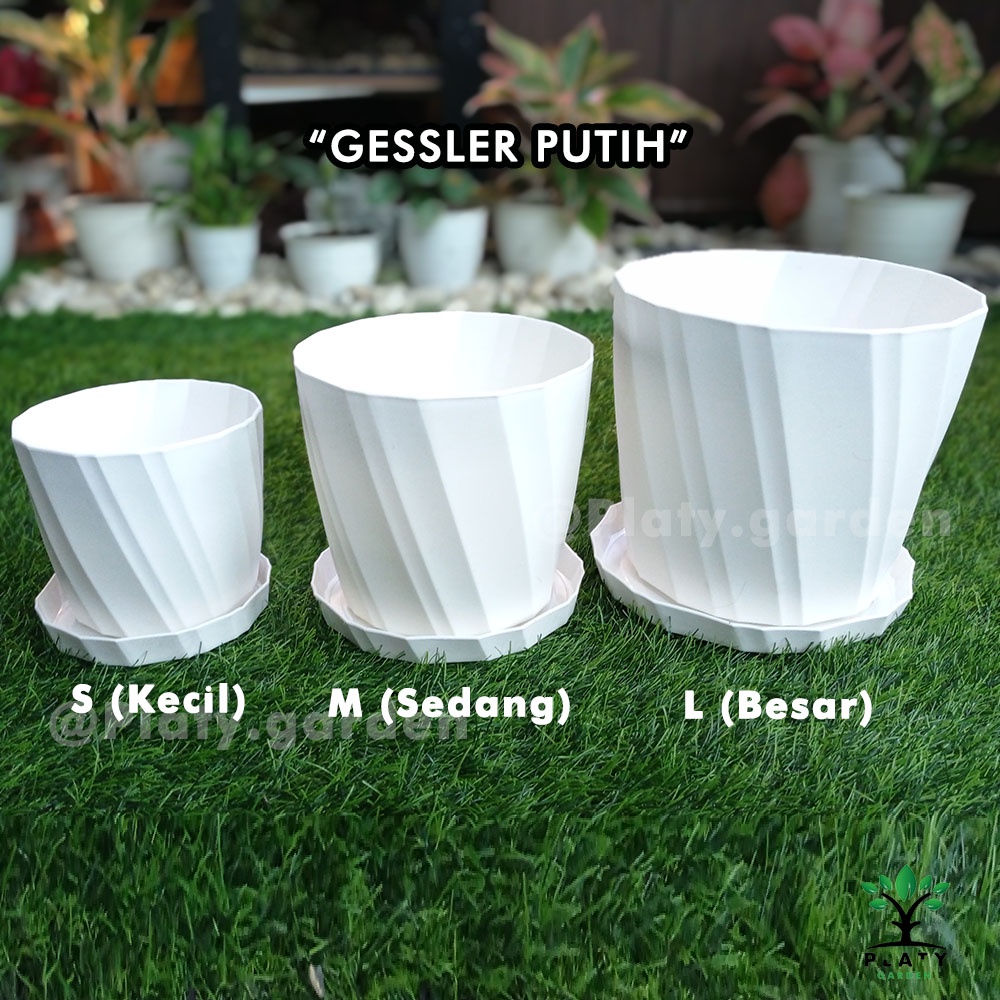Jual Pot Gessler Twist Italian Design | Original Gessler | Pot Bunga ...