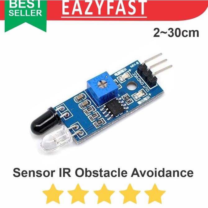 Jual Sensor Tembok Halangan Arduino Obstacle Avoidance Module IR ...