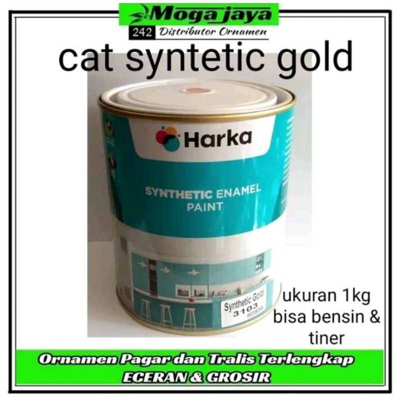 Jual cat besi dan kayu warna emas atau gold 1kg HANYA PULAU JAWA ...