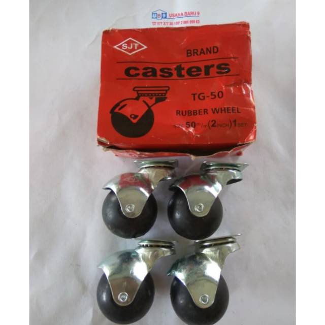 Jual Roda Bulat / Roda Etalase Caster SJT ( Harga / Set ) | Shopee ...