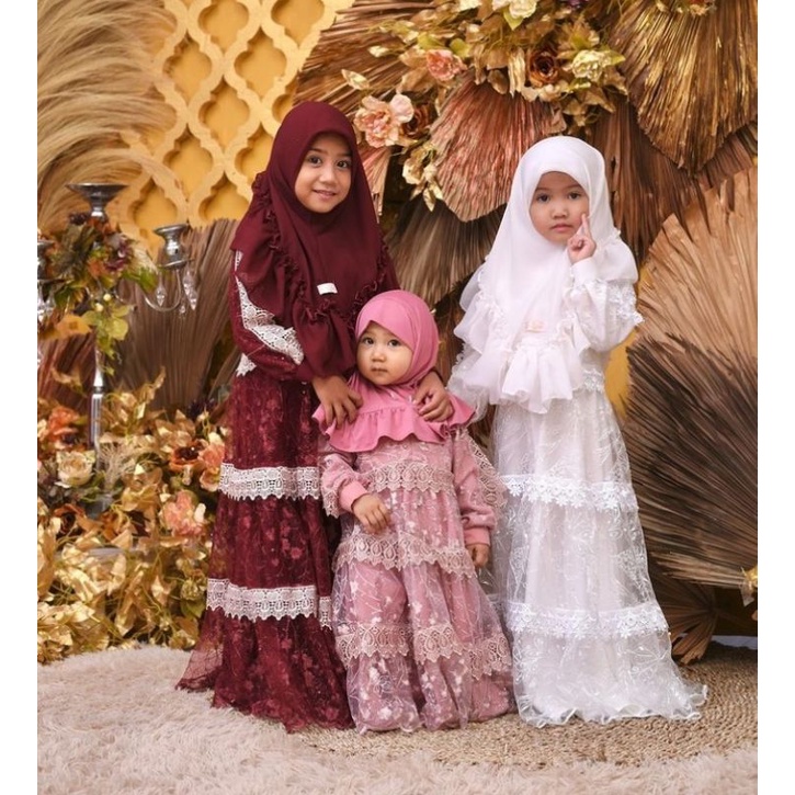 Jual Dress Syar'i for KIDS | Shopee Indonesia