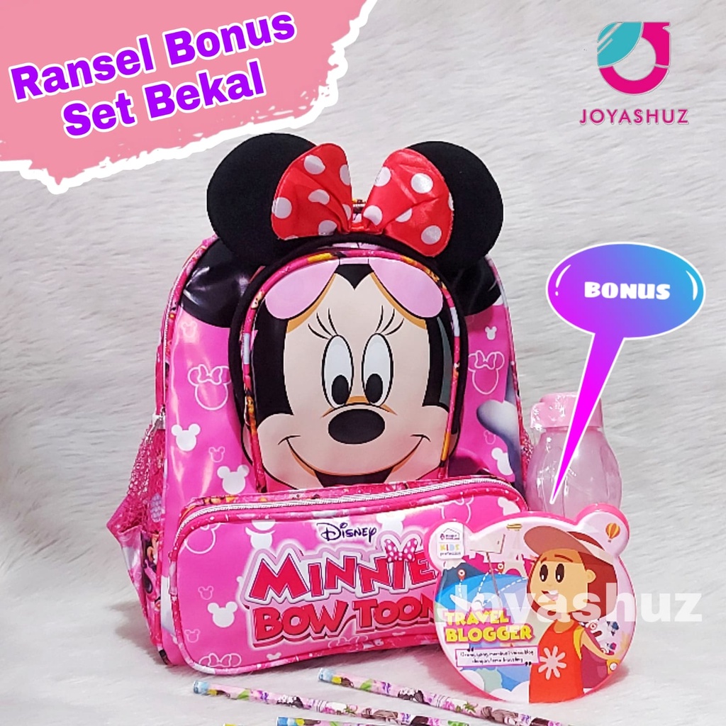 Jual Joyashuz - Tas Sekolah Anak Perempuan Gratis Botol Minum - Ransel ...