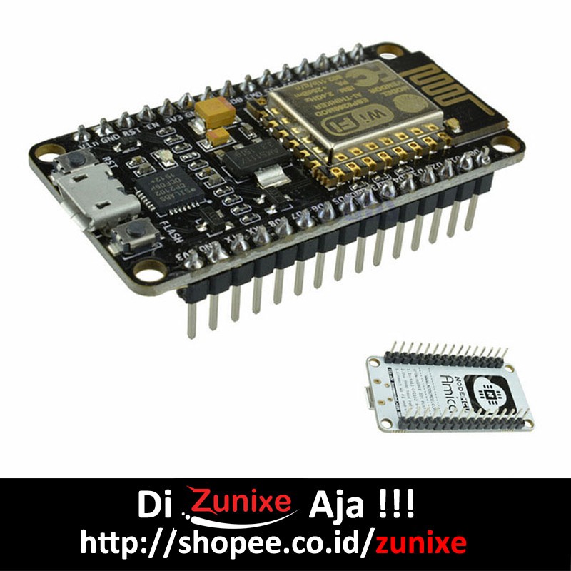 Jual NODEMCU ESP8266 CP2102 WIFI IOT LUA | Shopee Indonesia