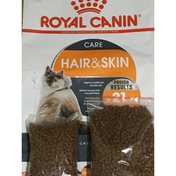 Jual Royal Canin Repack Hair and Skin 1kg RC Hair and Skin Repack 1 kg ...