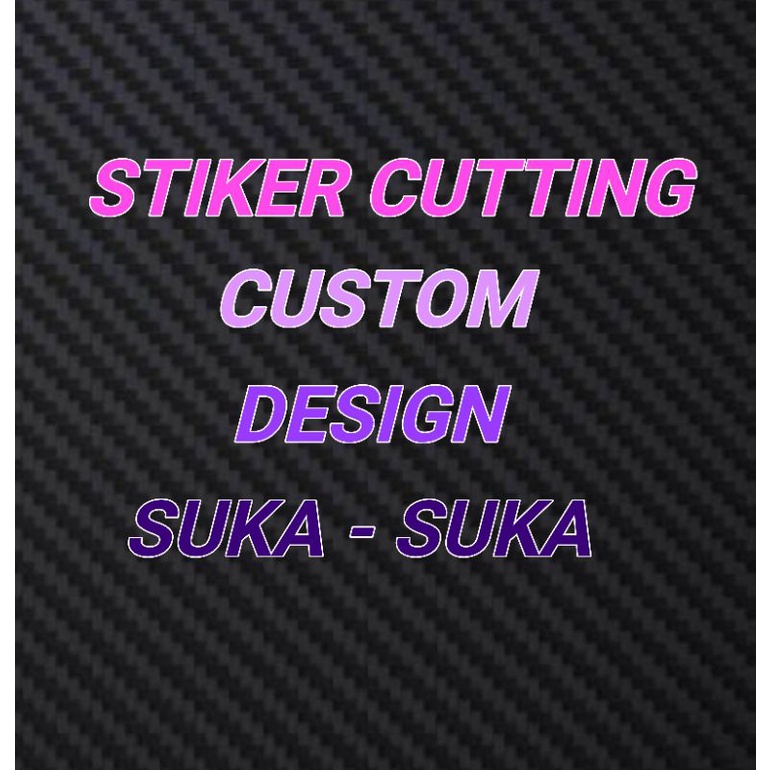 Jual STIKER CUTTING DESIGN SUKA-SUKA | Shopee Indonesia