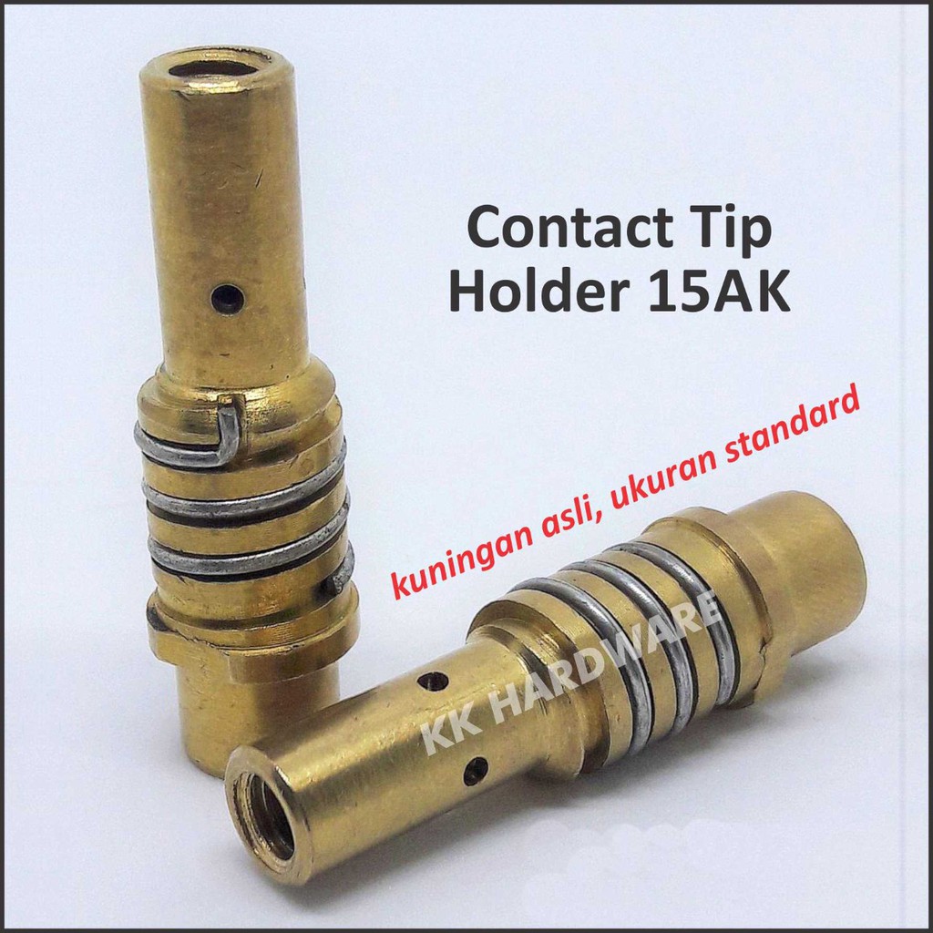 Jual Contact Tip Holder/Tip Body MB 15AK Type Binzel Euro/Kontak Tip Body/Gas Diffuser/Stang Mig ...
