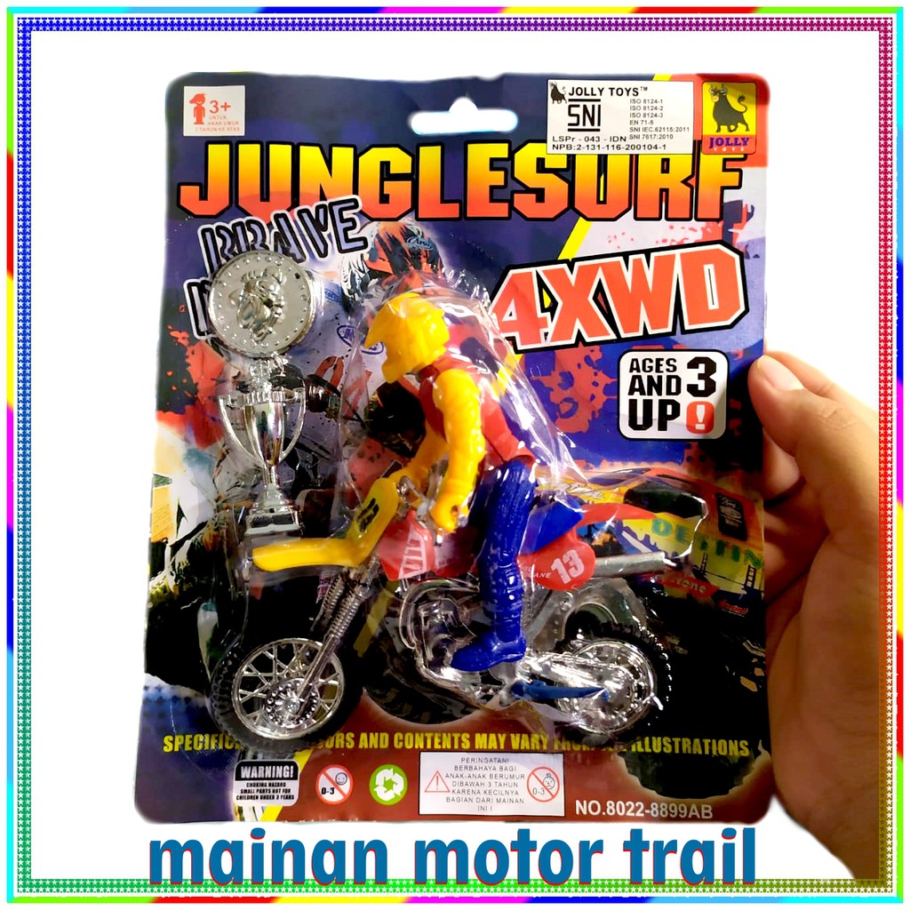 Jual MOTOR RACING trail JUNGLE SURF 4XWD / EXCELLENT MOTORCYCLE mainan ...