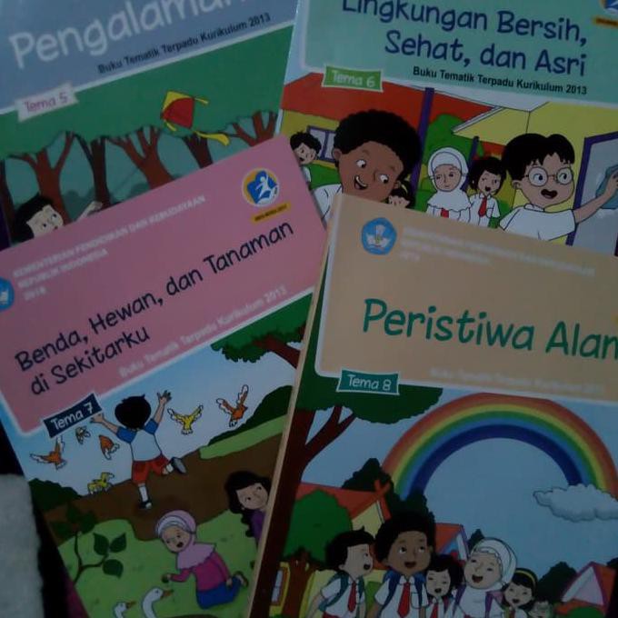 Jual Buku Sekolah - Paket Buku Tematik Sd/Mi Kls.1 Tema 5, 6, 7 & 8 (4 ...