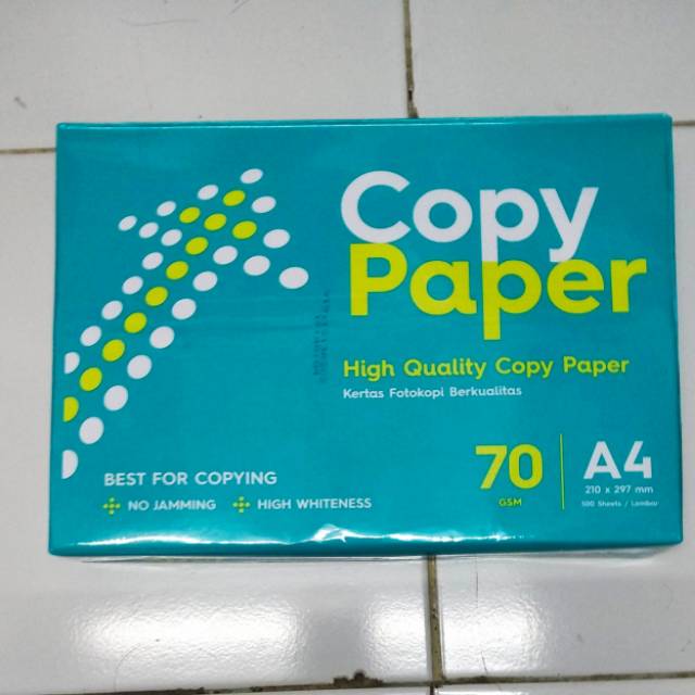 Jual Kertas Hvs A4 70 Gram Copypaper 1 Rim 500 Lembar Shopee Indonesia