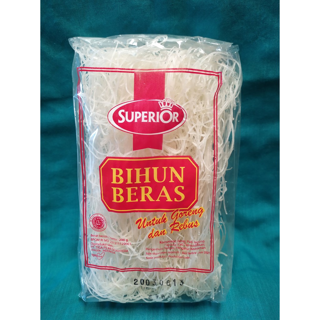 Jual Mie Bihun Beras Superior Kemasan 200 gram | Shopee Indonesia