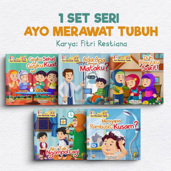 Jual Seri Ayo Merawat Tubuh GIP | Buku Bacaan Anak Islami | 100% Buku ...