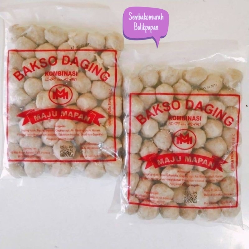 Jual bakso daging kombinasi maju mapan 50 biji | Shopee Indonesia