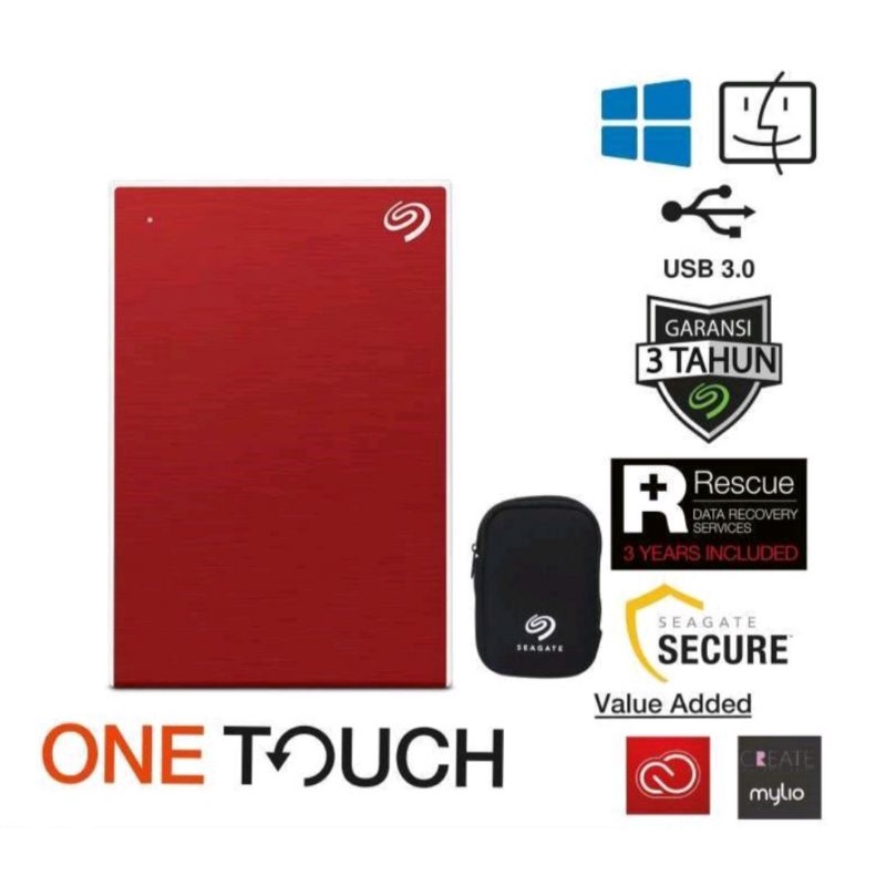 Jual Hardisk External Seagate One Touch 5 TB USB 3.0 HDD External ...