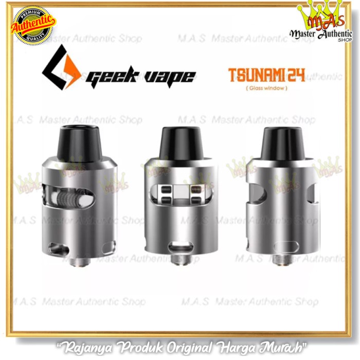 Jual RDA Tsunami 24 mm By Geek Vape | Shopee Indonesia