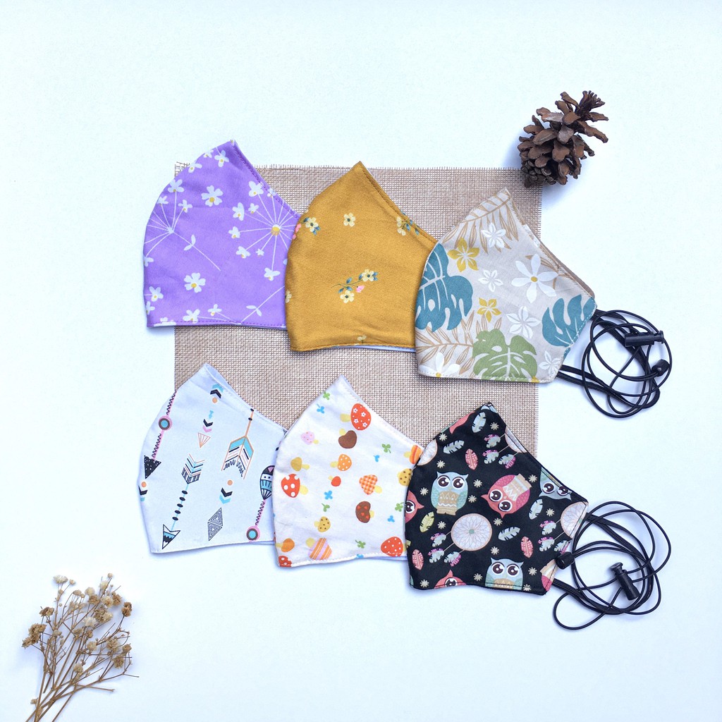 Jual Masker Kain HIJAB NON HIJAB, 2 PLY MASK, TALI PANJANG & STOPPER ...