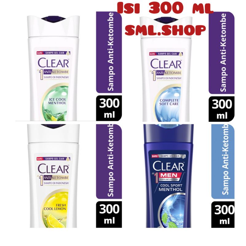 Jual CLEAR Shampo Anti Ketombe Lemon Fresh 300ml | Shopee Indonesia