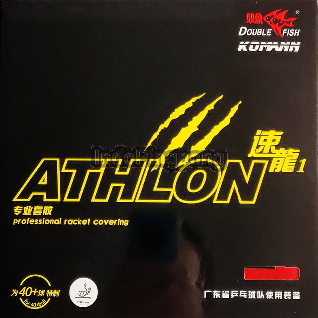 Jual Double Fish Athlon 1 Komann - Rubber Karet Spons Biru Atlon III ...