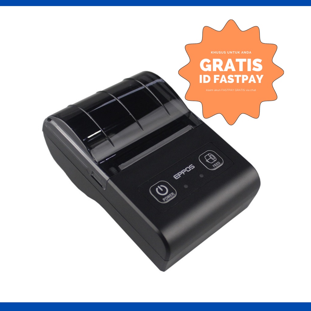 Jual Mini Printer Bluetooth EPPOS EP5812 (GRATIS ID FASTPAY) | Shopee Indonesia