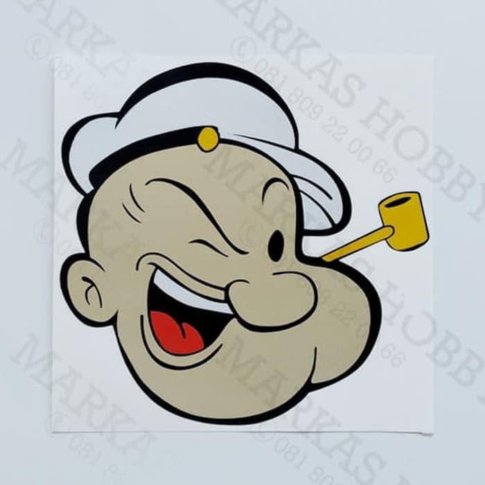 Jual Stiker / Sticker Popeye Big Closeup | Shopee Indonesia