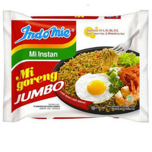 Jual Indomie Goreng Jumbo 129g | Shopee Indonesia