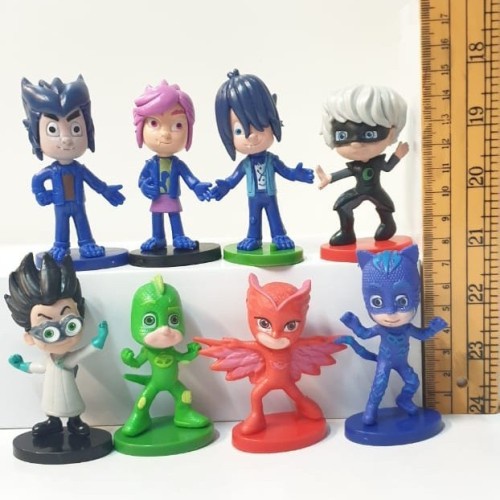 Jual Figure Pj Mask Figure set 8 Catboy Owlette Gekko | Shopee Indonesia