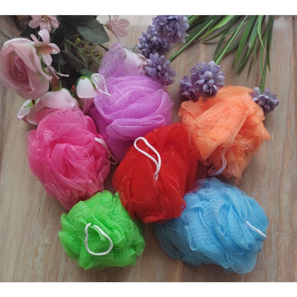 Jual SPONS MANDI JARING SPON MANDI GOSOK SPONGE MANDI SHOWER NET SPONS ...