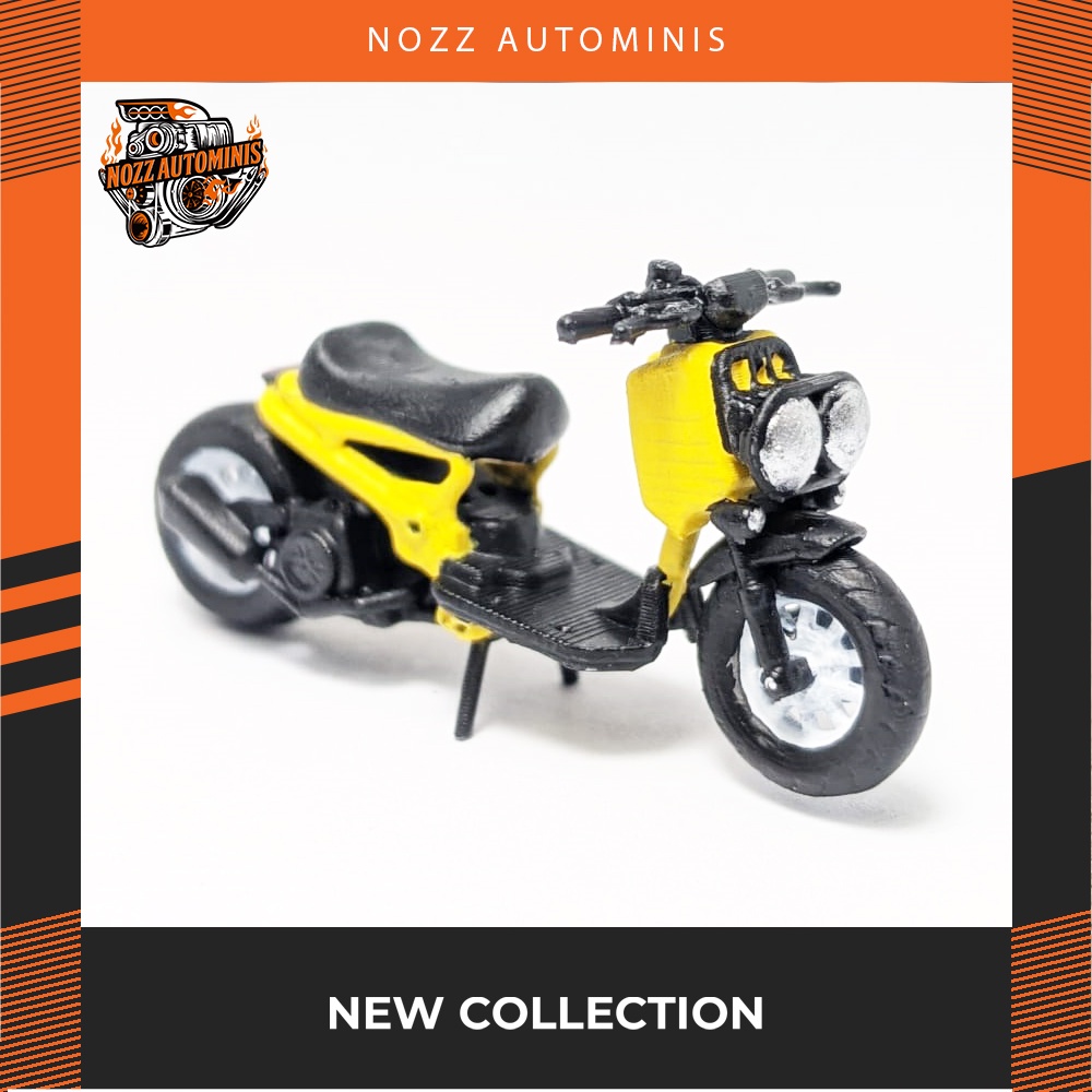 Jual Miniature Honda Ruckus 1:64 Painted Yellow | Shopee Indonesia