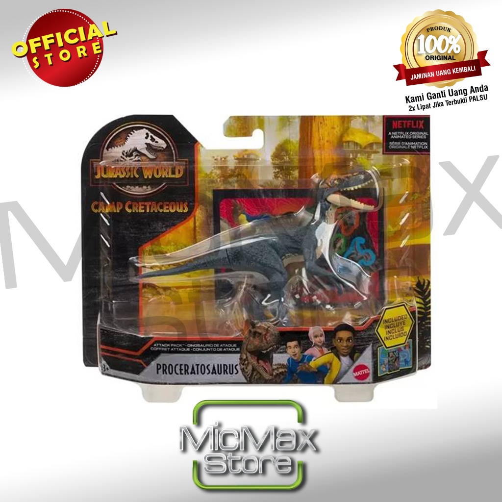 Jual Jurassic World Camp Cretaceous Attack Pack Proceratosaurus ...