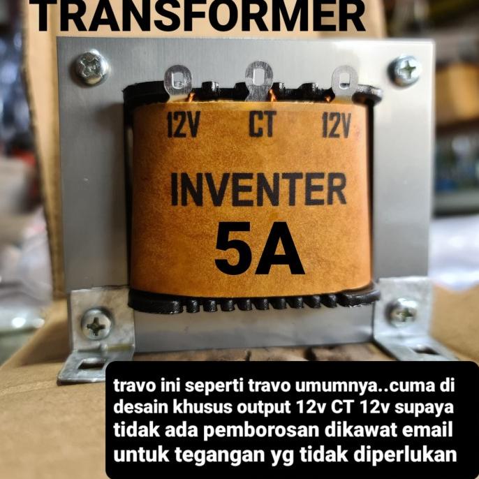 Jual travo trafo inverter step up down carger cash charger aki accu 5a ...