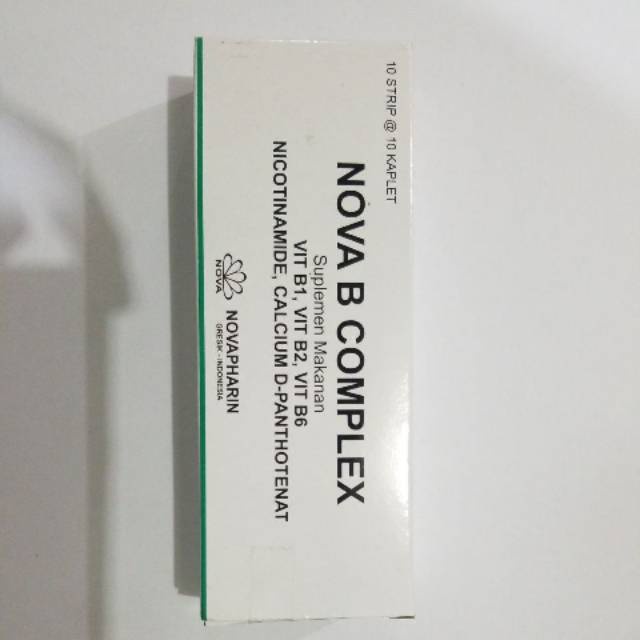 Jual Vitamin b complex nova isi 100 kaplet BOX | Shopee Indonesia