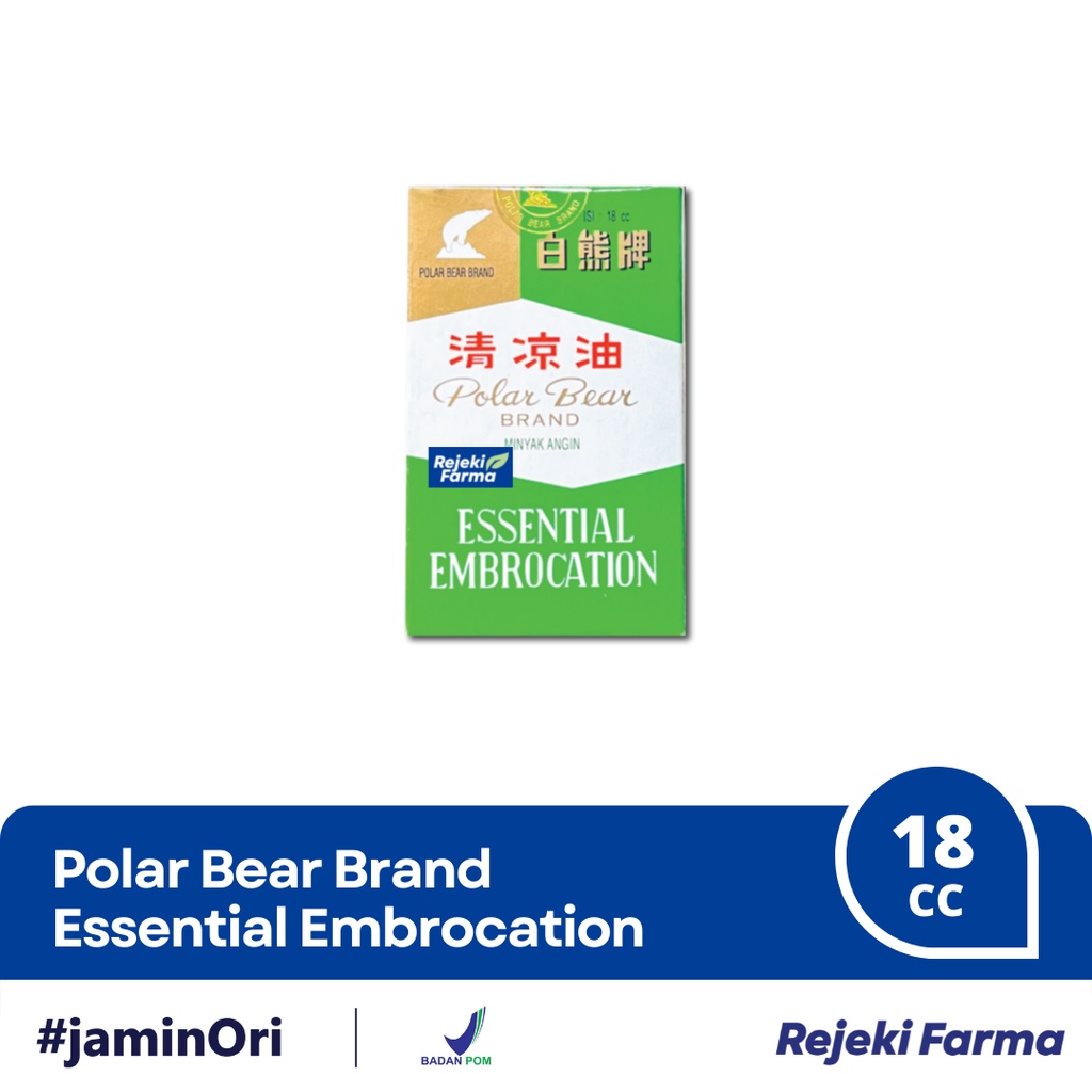 Jual Polar Bear Brand Essential Embrocation Minyak Angin 18cc - 18 cc ...