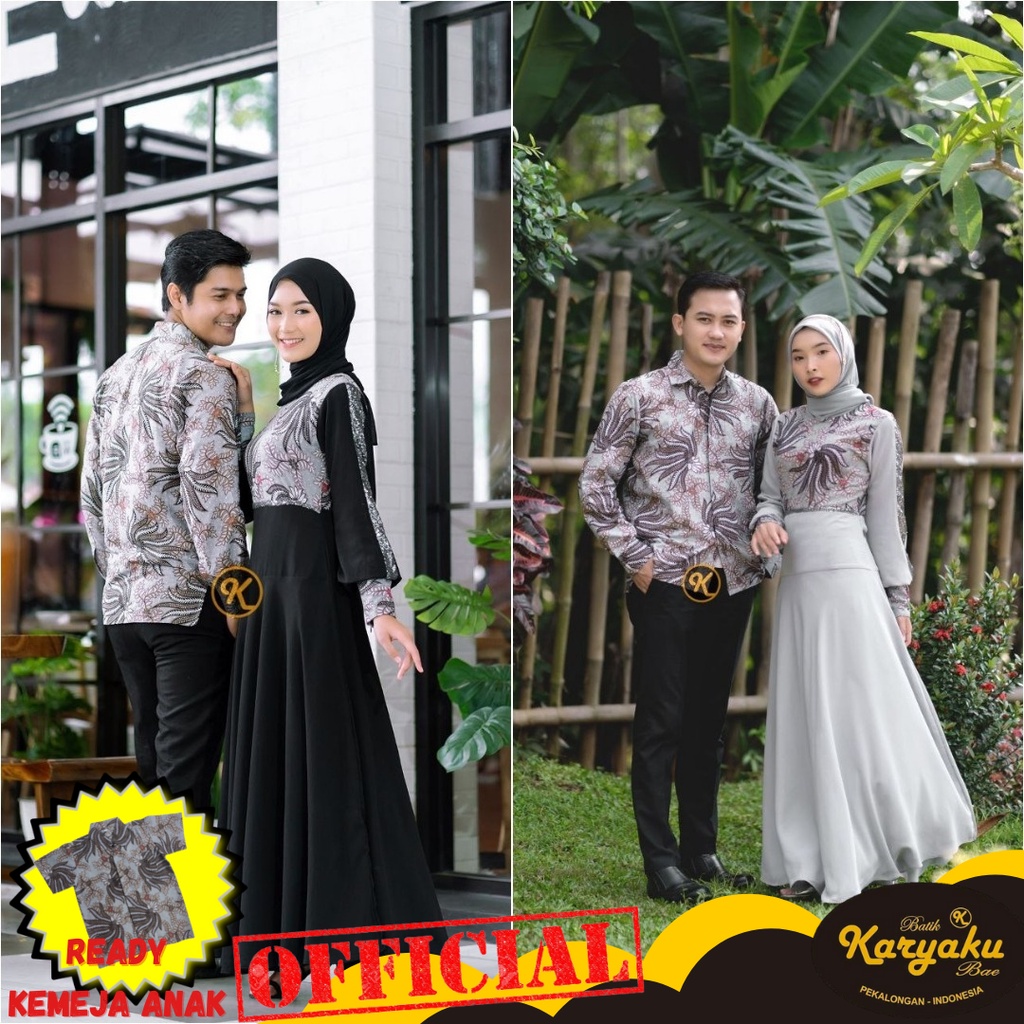 Jual Baju Couple Pasangan Terbaru 2021 Batik Gamis Kebaya Kapel ...