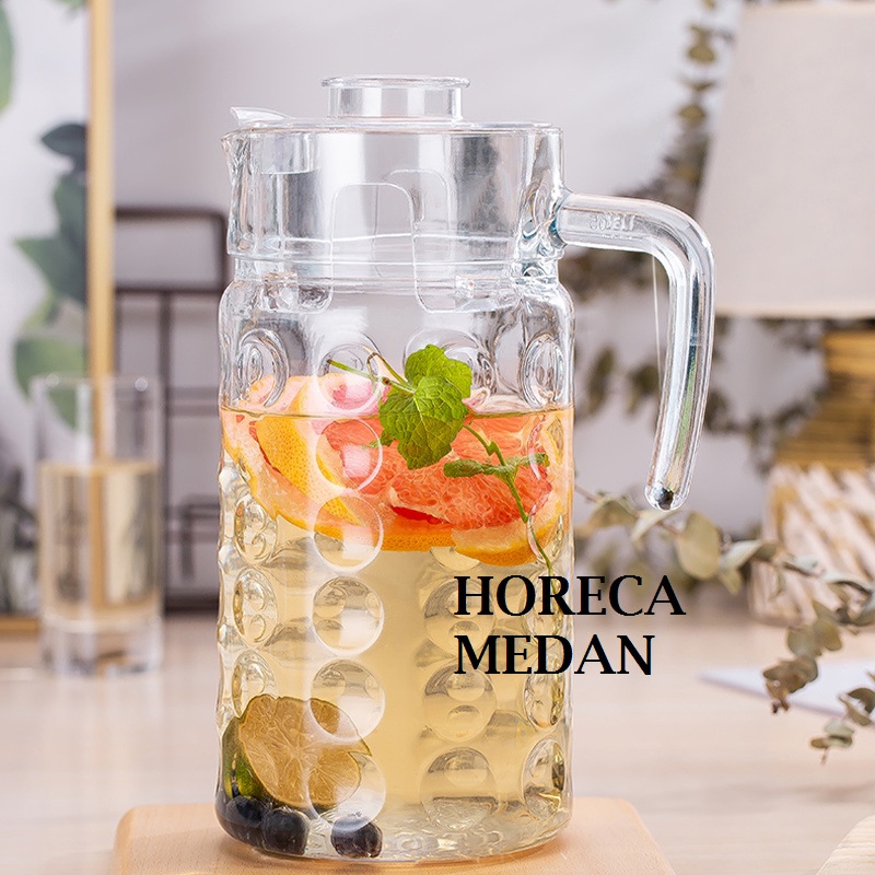 Jual WATER JUG Kaca kristal / Pitcher Minuman / Teko Kaca 1,7lt 1,8L ...
