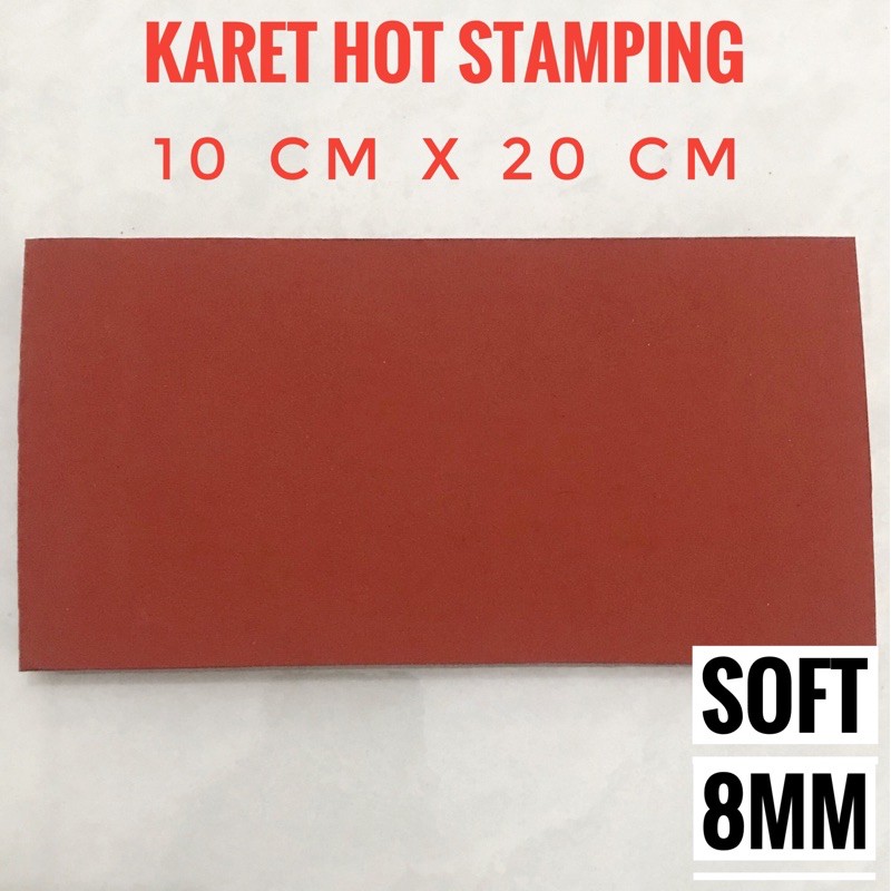 Jual Karet Sponge Alas Press 10X20cm Tebal 8mm | Shopee Indonesia
